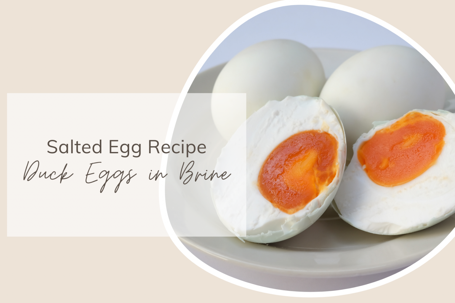 Salted Egg Recipe: Duck Eggs in Brine – Share My Kitchen